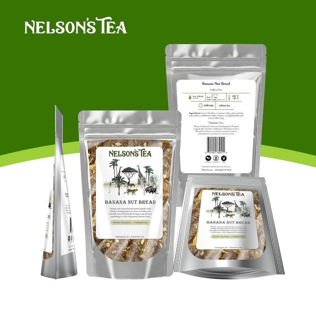 healthy banana nut tea option