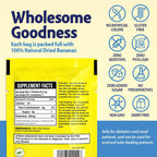 Healthy banana powder for gut health