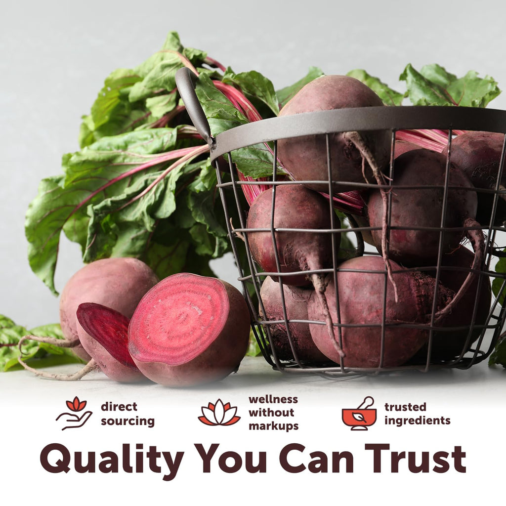 healthy beet root juice powder