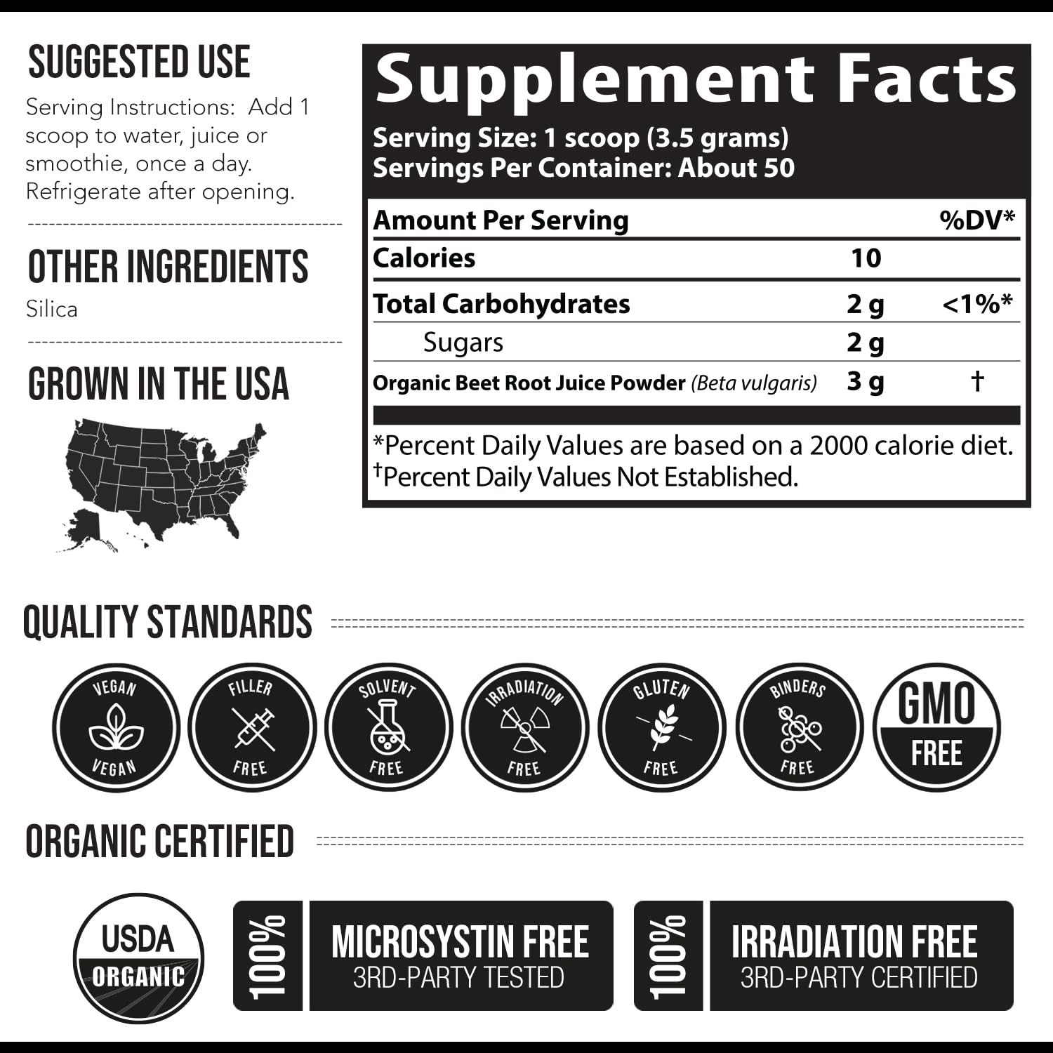 healthy beet root juice powder
