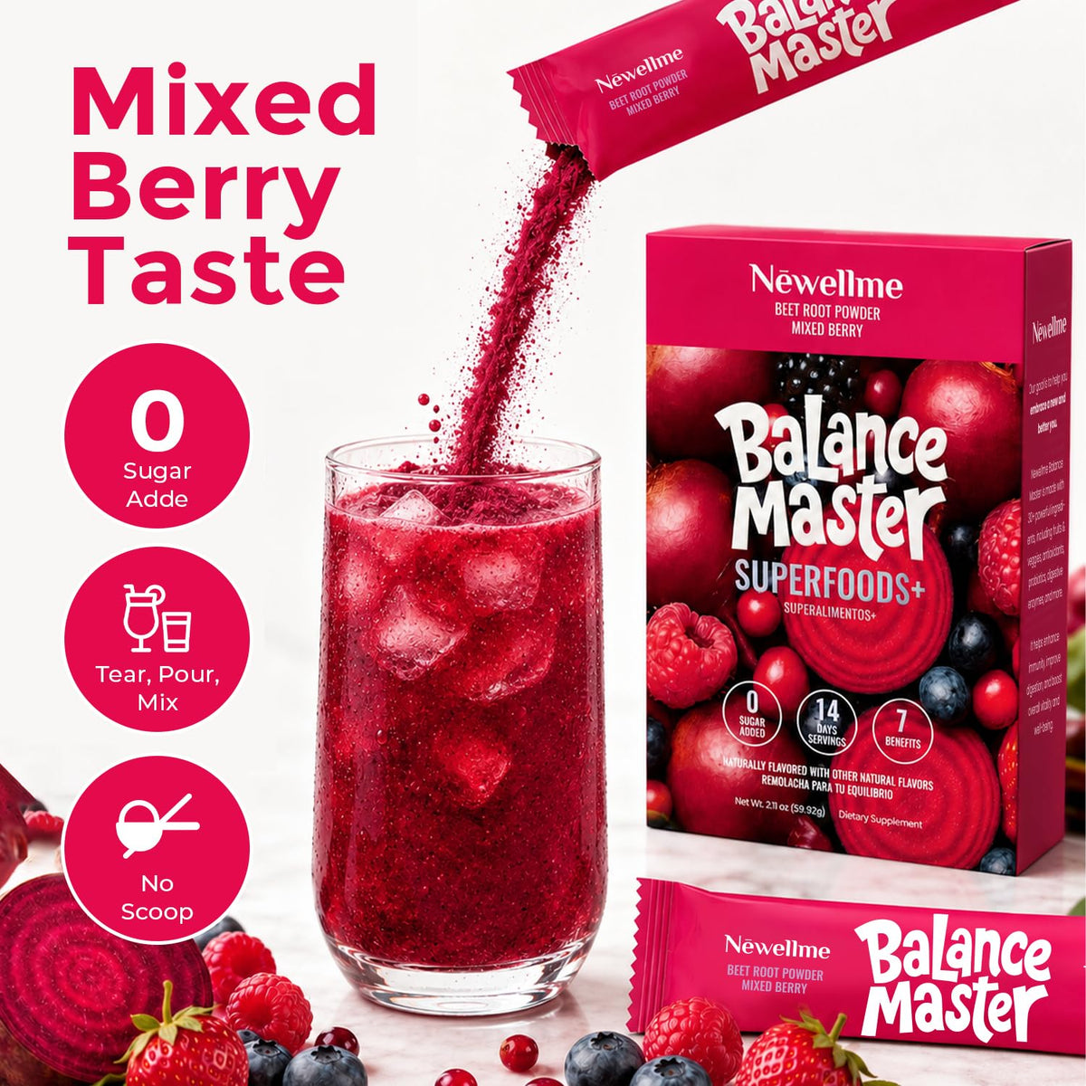 healthy beet root supplement packs