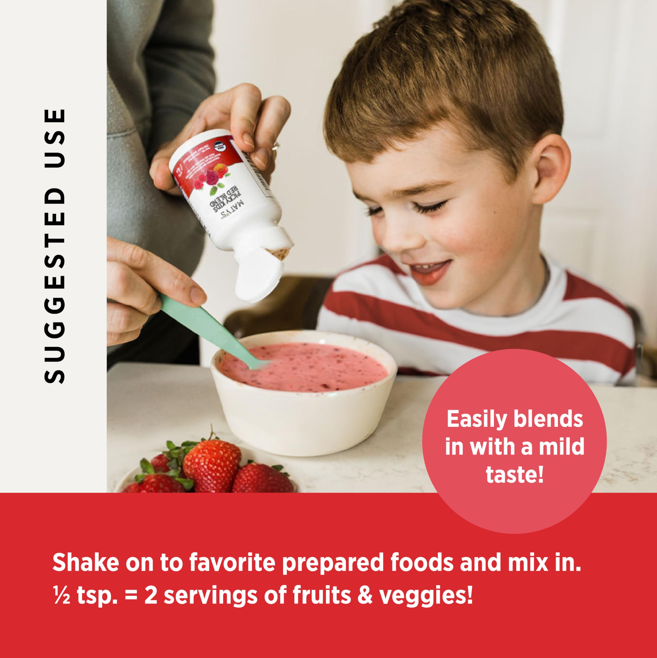 healthy berry and beet blend for children