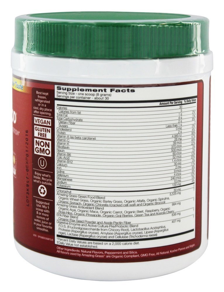 healthy berry flavour drink mix
