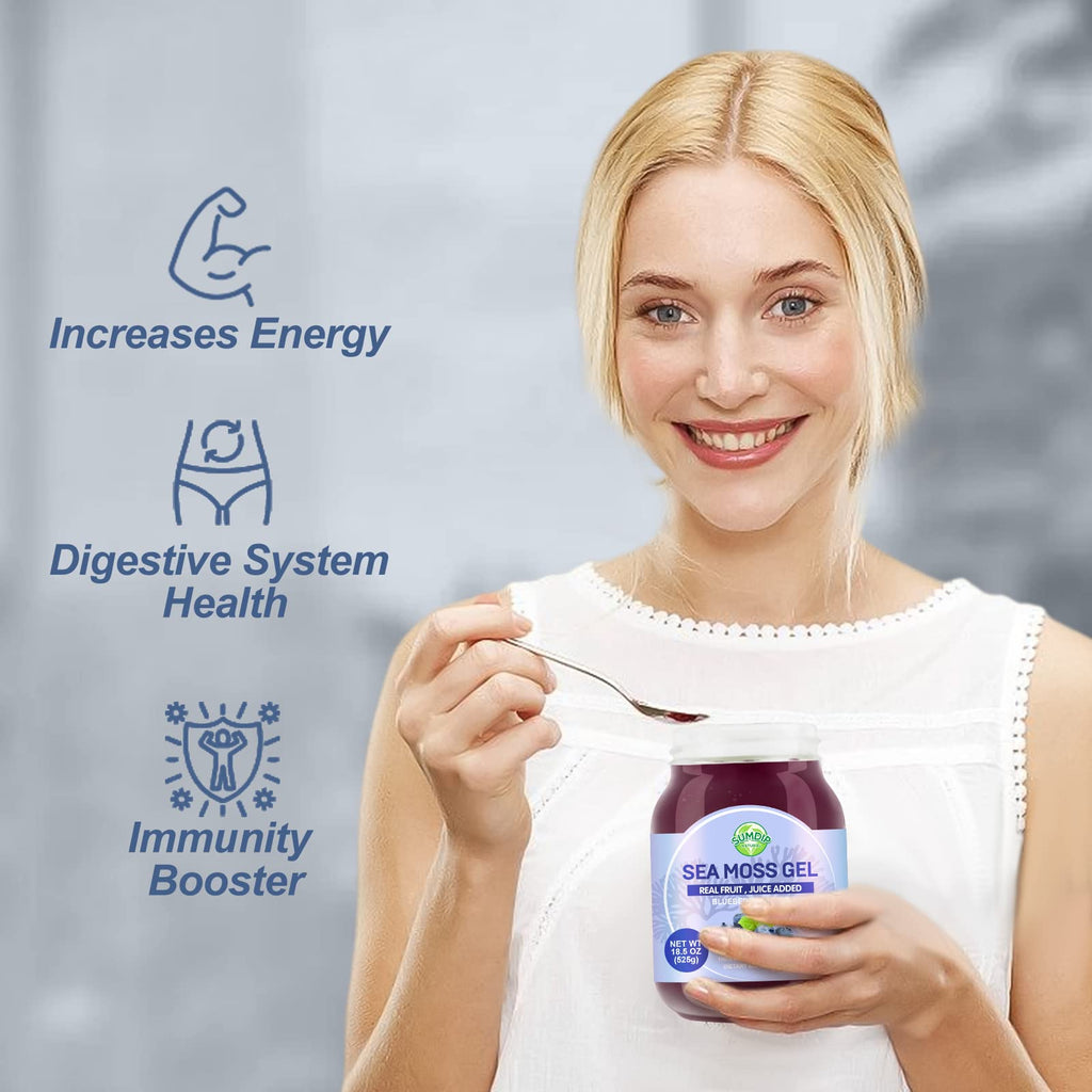 healthy blueberry sea moss mix