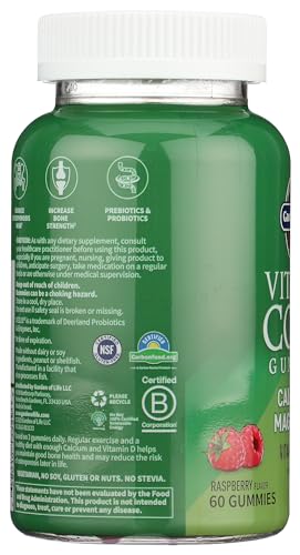 healthy bones with Garden calcium gummies