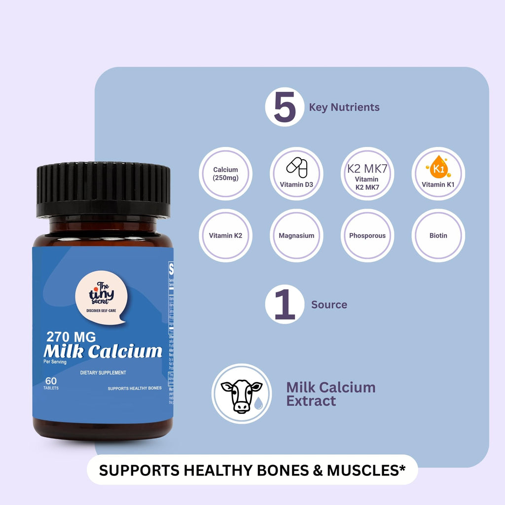 Healthy bones with Milk Calcium