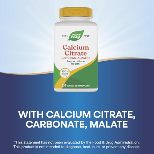 Healthy bones with Nature's Way calcium