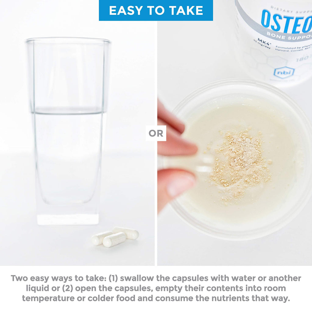 healthy bones with vegetarian capsules