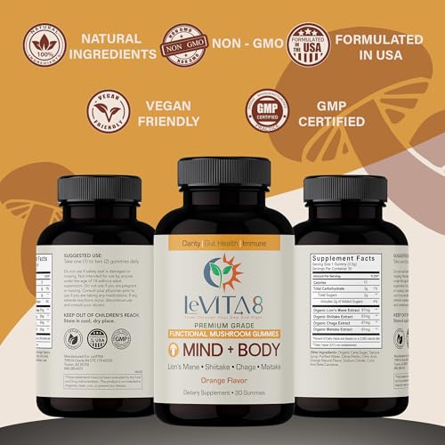 healthy brain function mushroom gummies