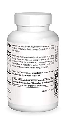 Healthy brain function with feverfew