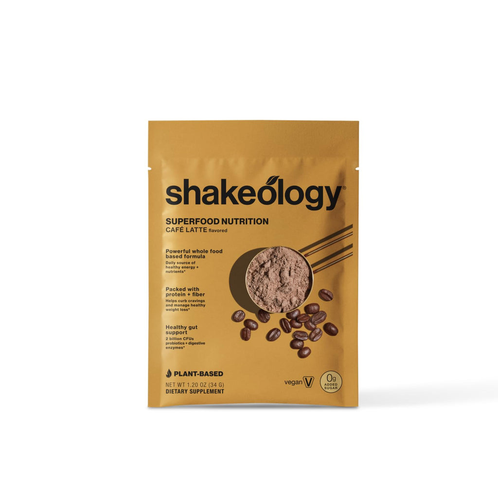 healthy cafe latte protein mix