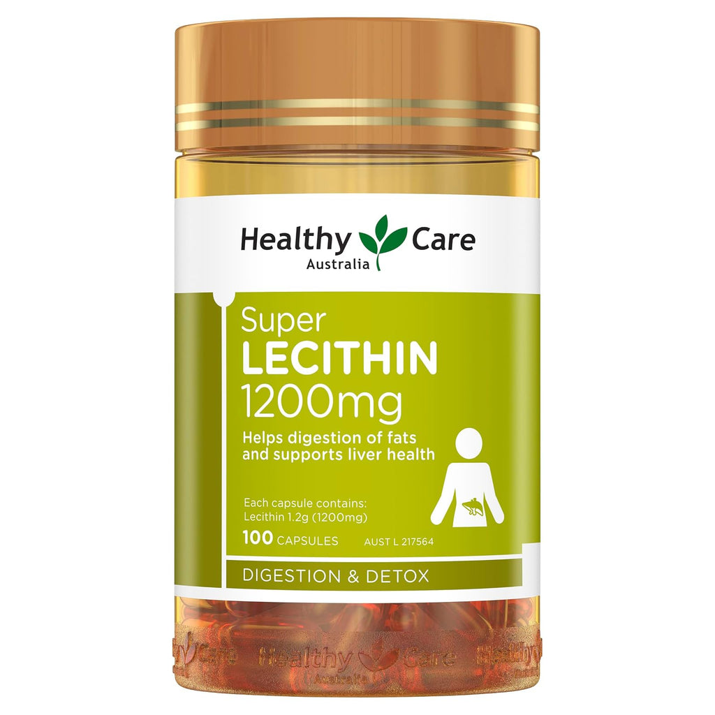 Healthy Care lecithin capsules for wellness