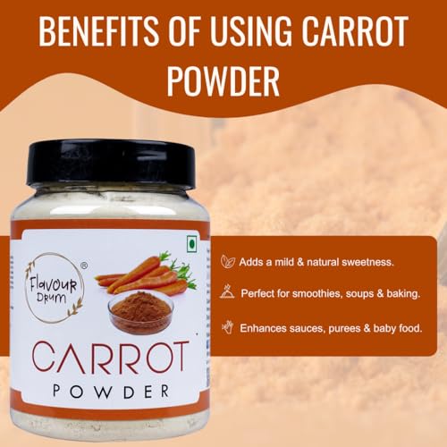 healthy carrot powder for cooking