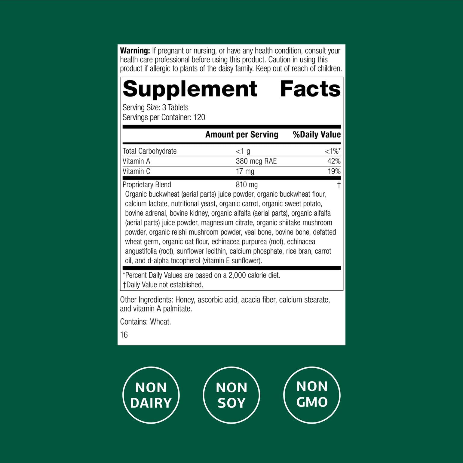 healthy cell support with Cataplex A-C-P