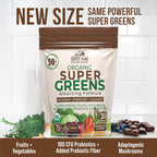 healthy chocolate flavour greens supplement