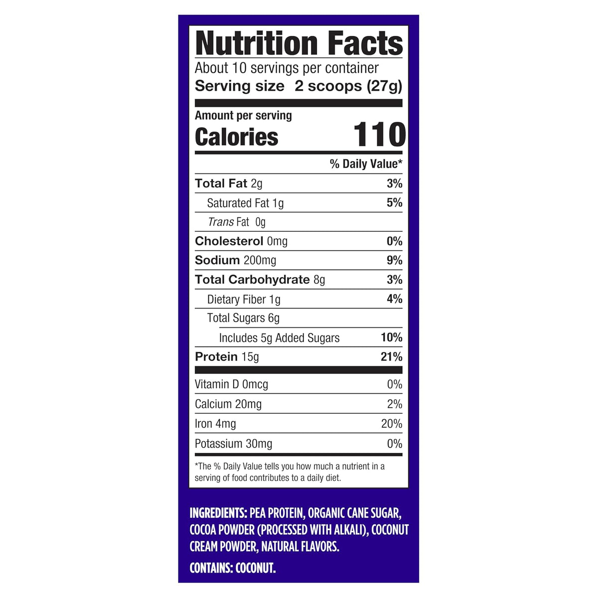 healthy chocolate protein shake mix
