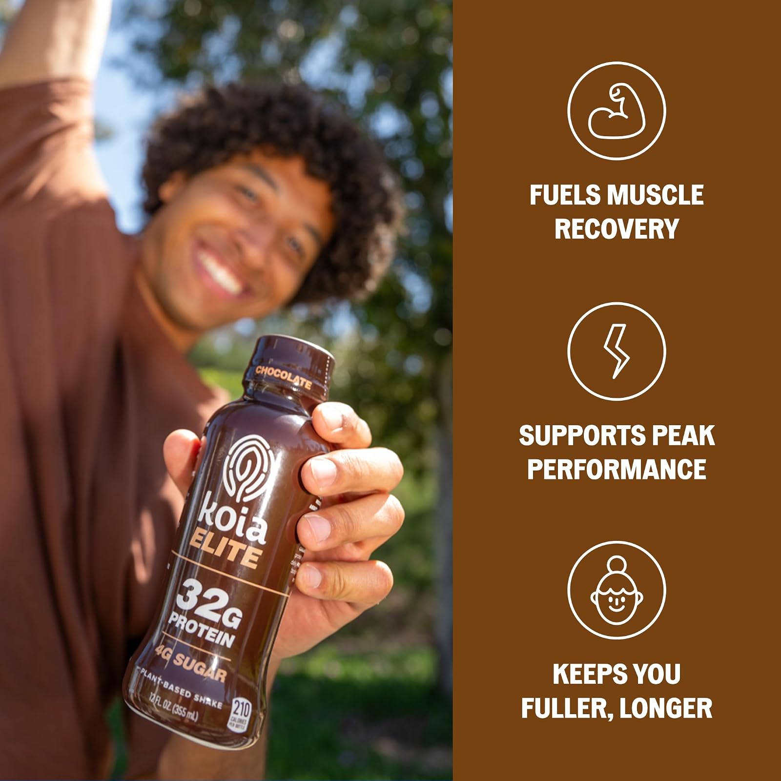 healthy chocolate protein shake option