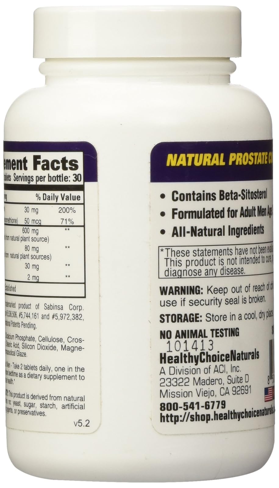 Healthy choice prostate health