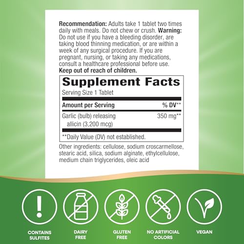 Healthy circulation support with garlic