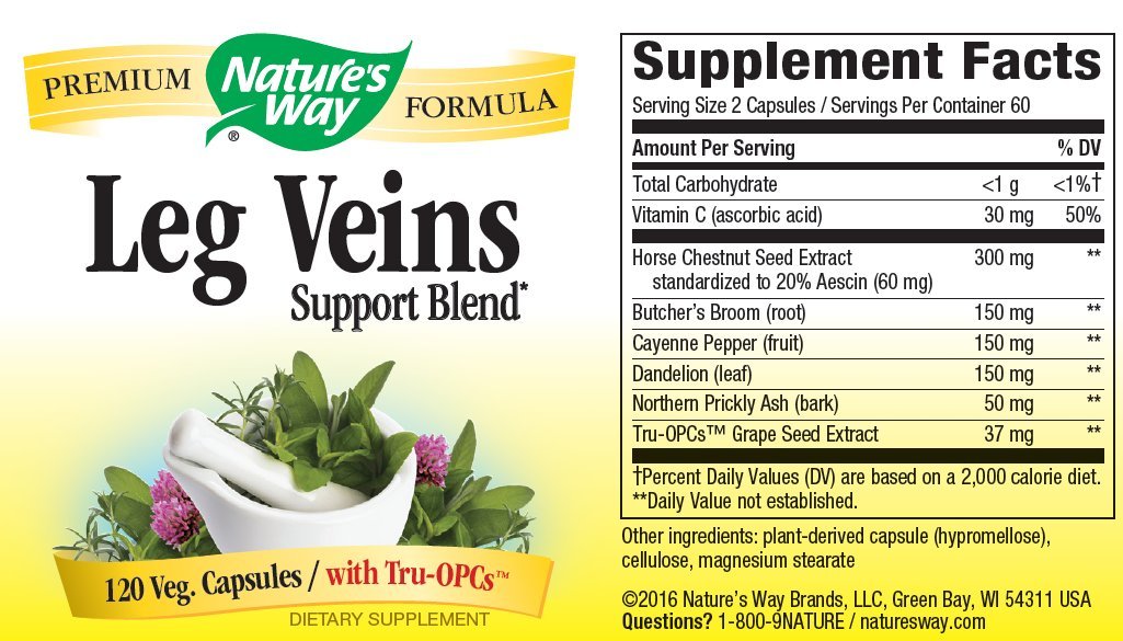 healthy circulation support with Nature's Way