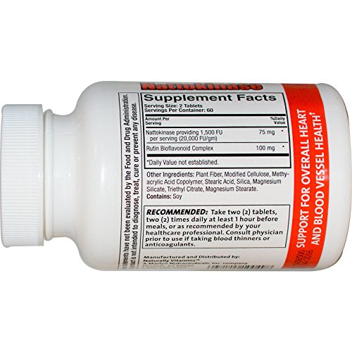Healthy circulation with Nattokinase tablets