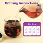 healthy CO-OP black mulberries topping