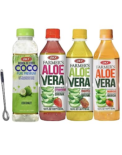 healthy coconut mango aloe vera