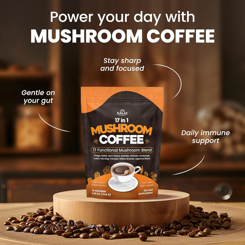 healthy coffee alternative mushrooms