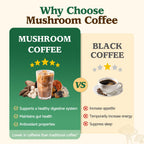 healthy coffee alternative with mushrooms