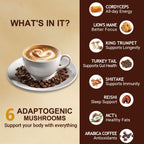 healthy coffee alternative with mushrooms