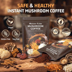 healthy coffee alternative with mushrooms