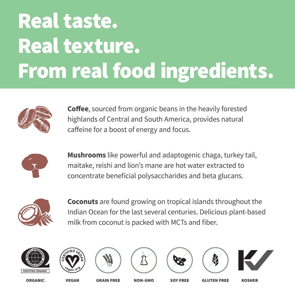 healthy coffee alternative with protein