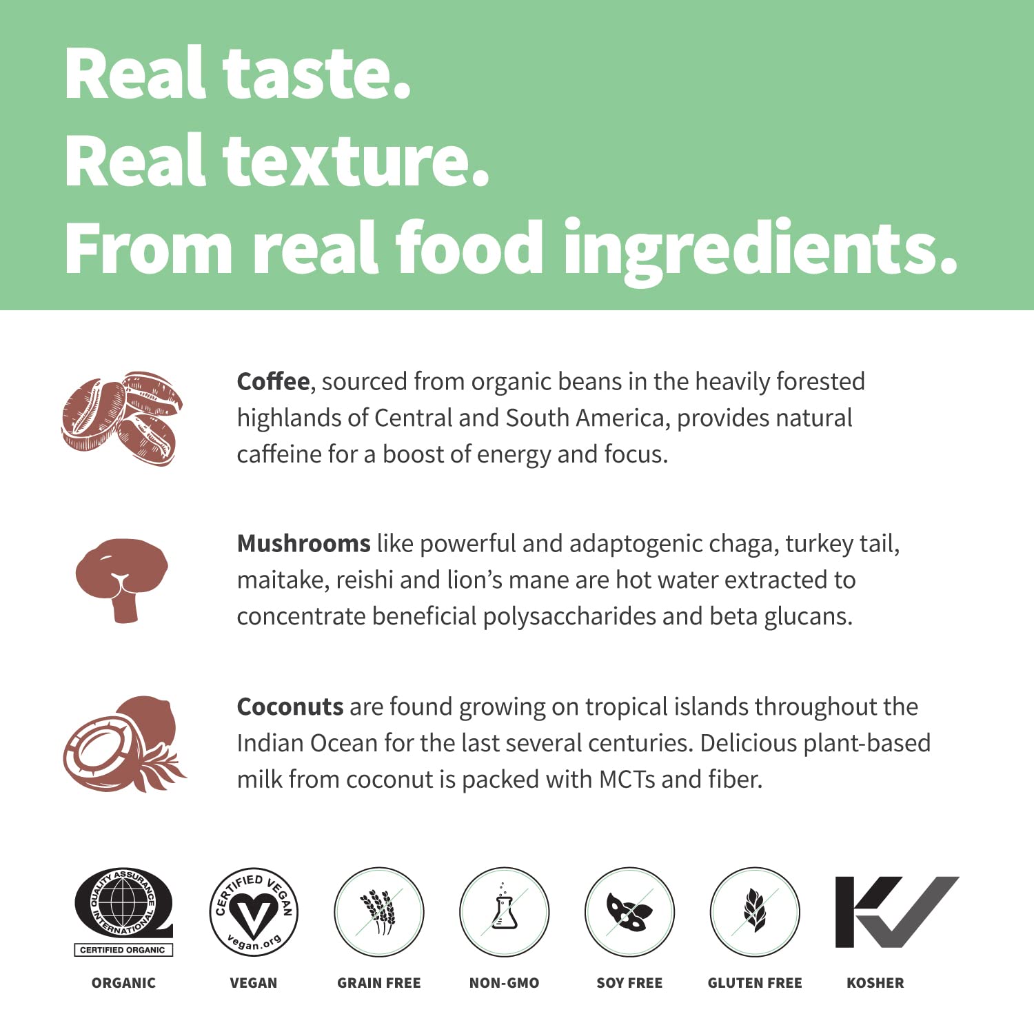 healthy coffee alternative with protein