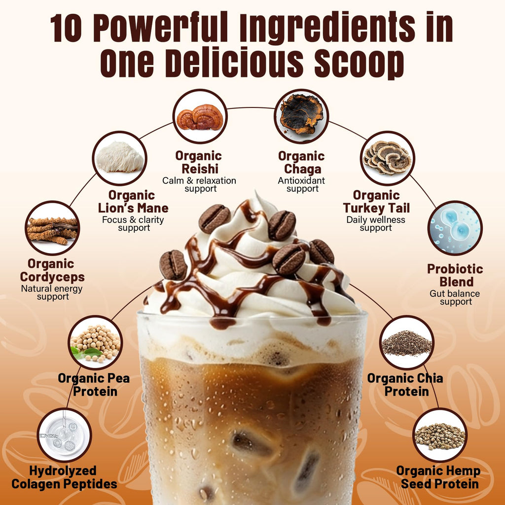 healthy coffee alternative with protein