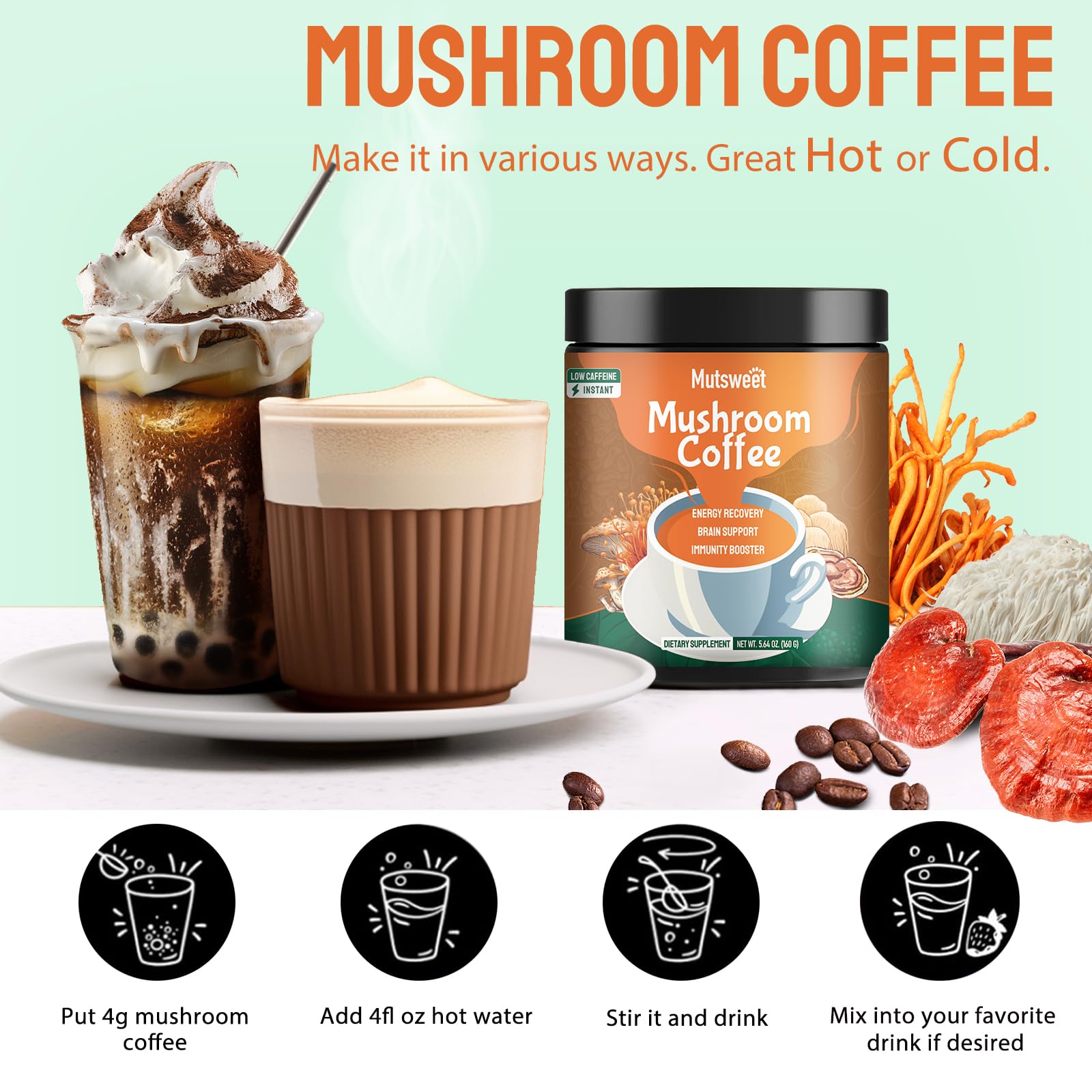 healthy coffee substitute with rhodiola