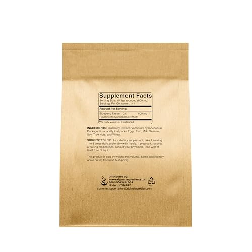 healthy combinations with blueberry powder