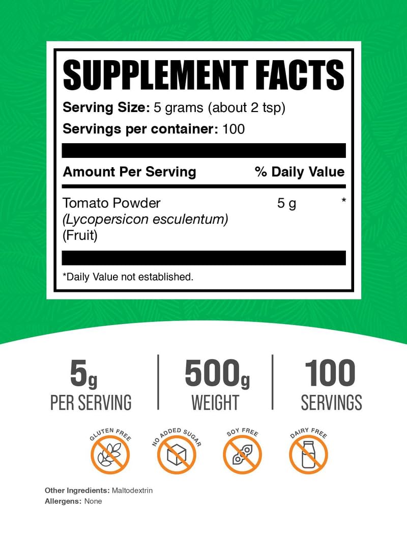 Healthy cooking with tomato powder