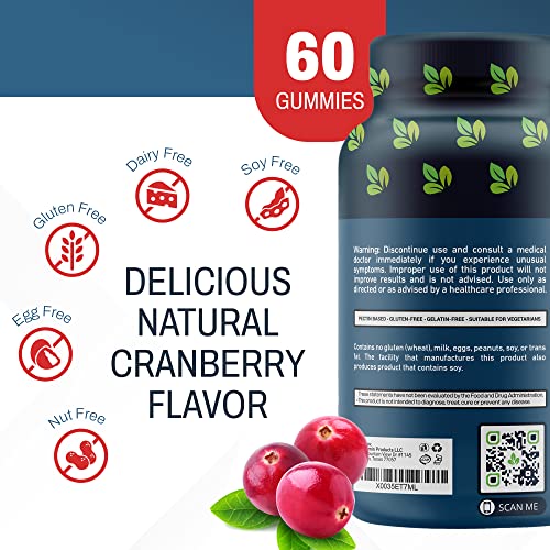 Healthy cranberry gummies for daily use