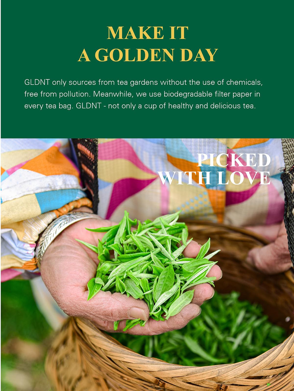 healthy decaf green tea option