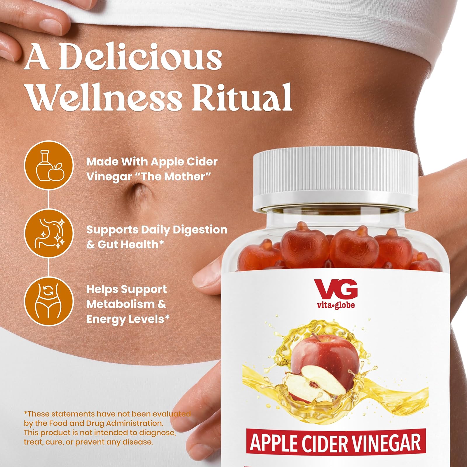 healthy digestion with apple cider vinegar