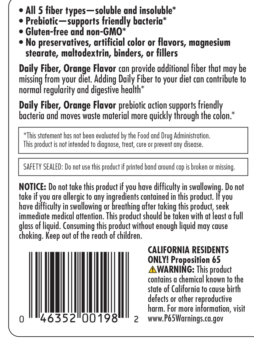 Healthy digestive aid with psyllium husk