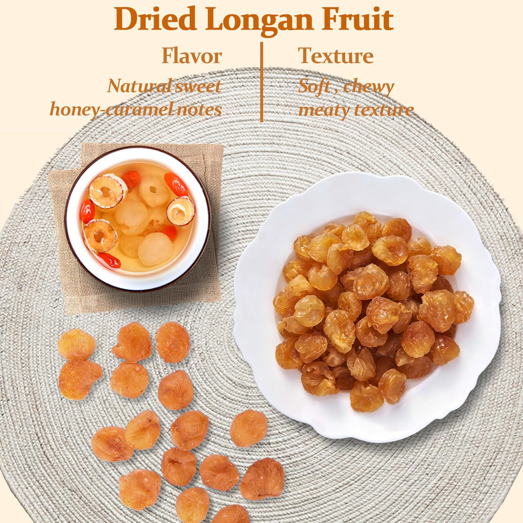 Healthy dried longan fruit option