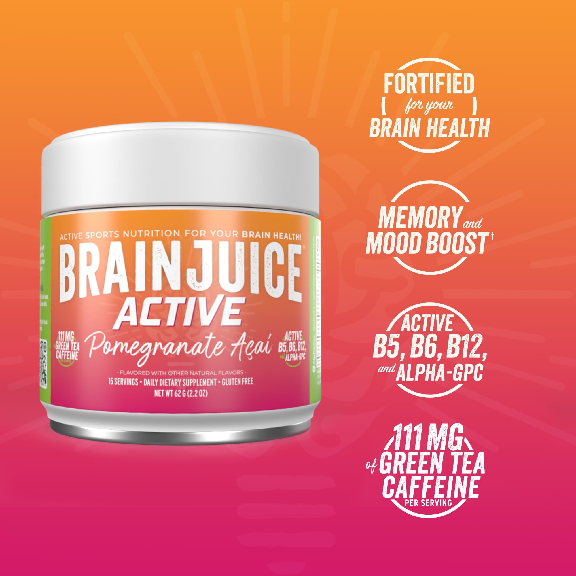 Healthy drink mix for active lifestyle