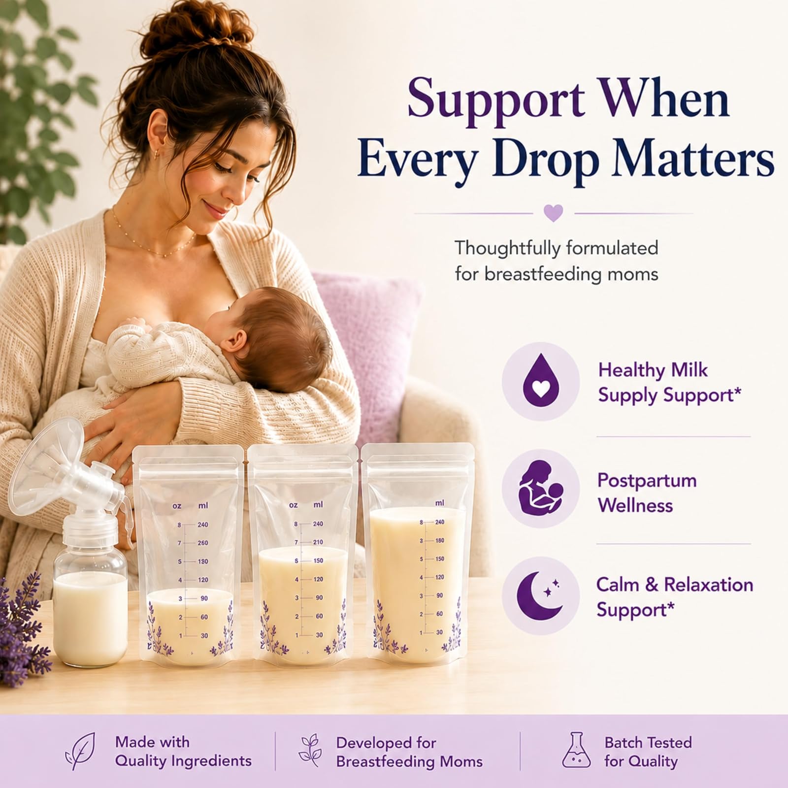 healthy drink mix for new moms