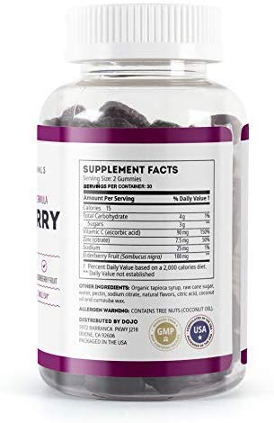 healthy elderberry gummies for adults