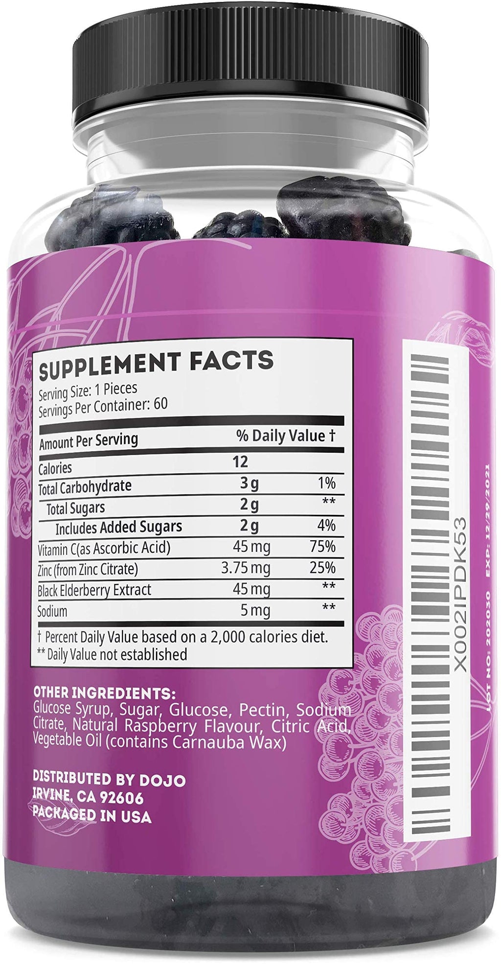 healthy elderberry gummies for adults