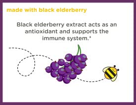 healthy elderberry gummies for children