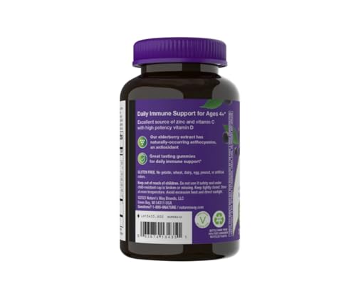Healthy elderberry gummies for daily use