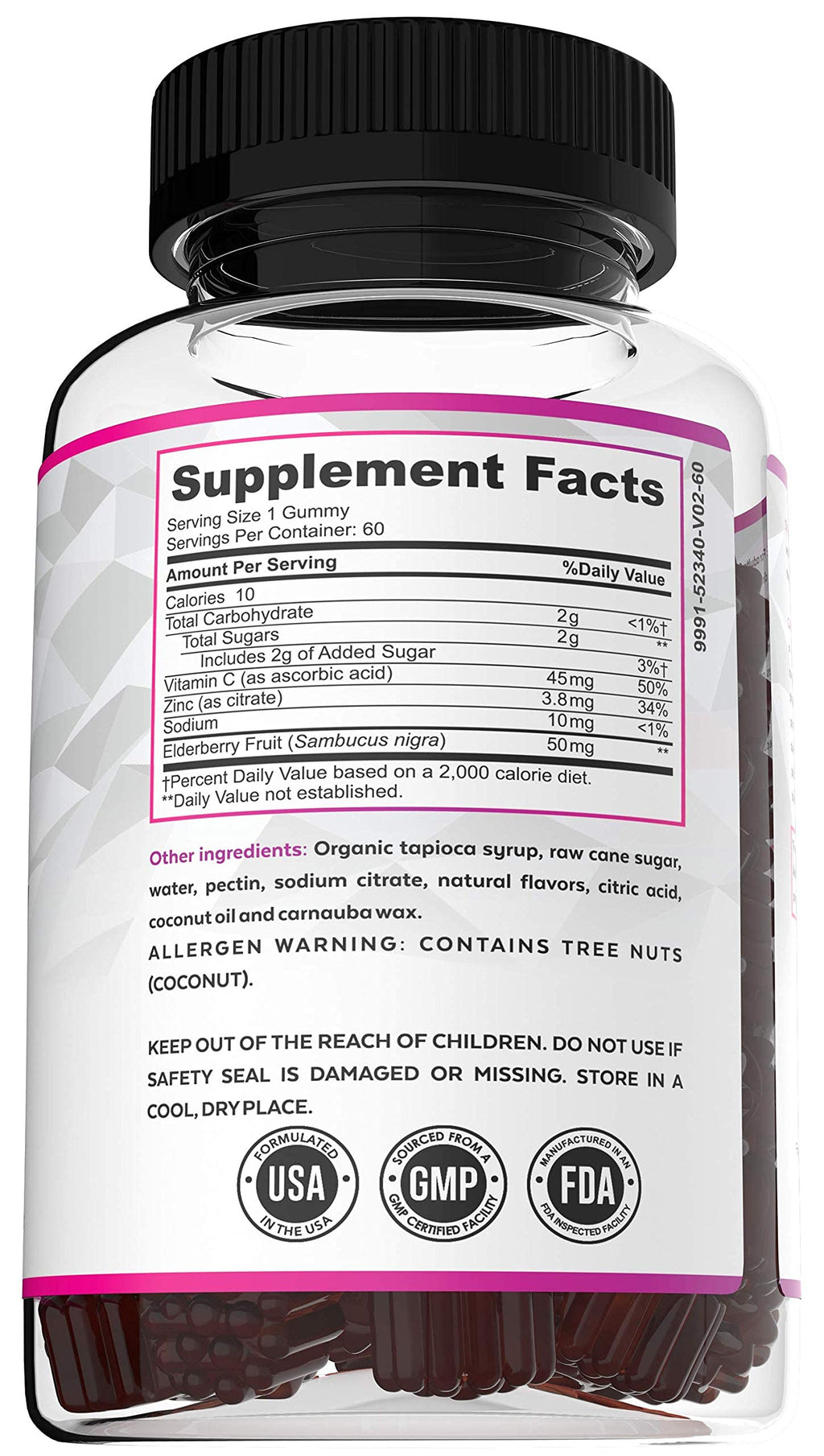 healthy elderberry gummies for immune health