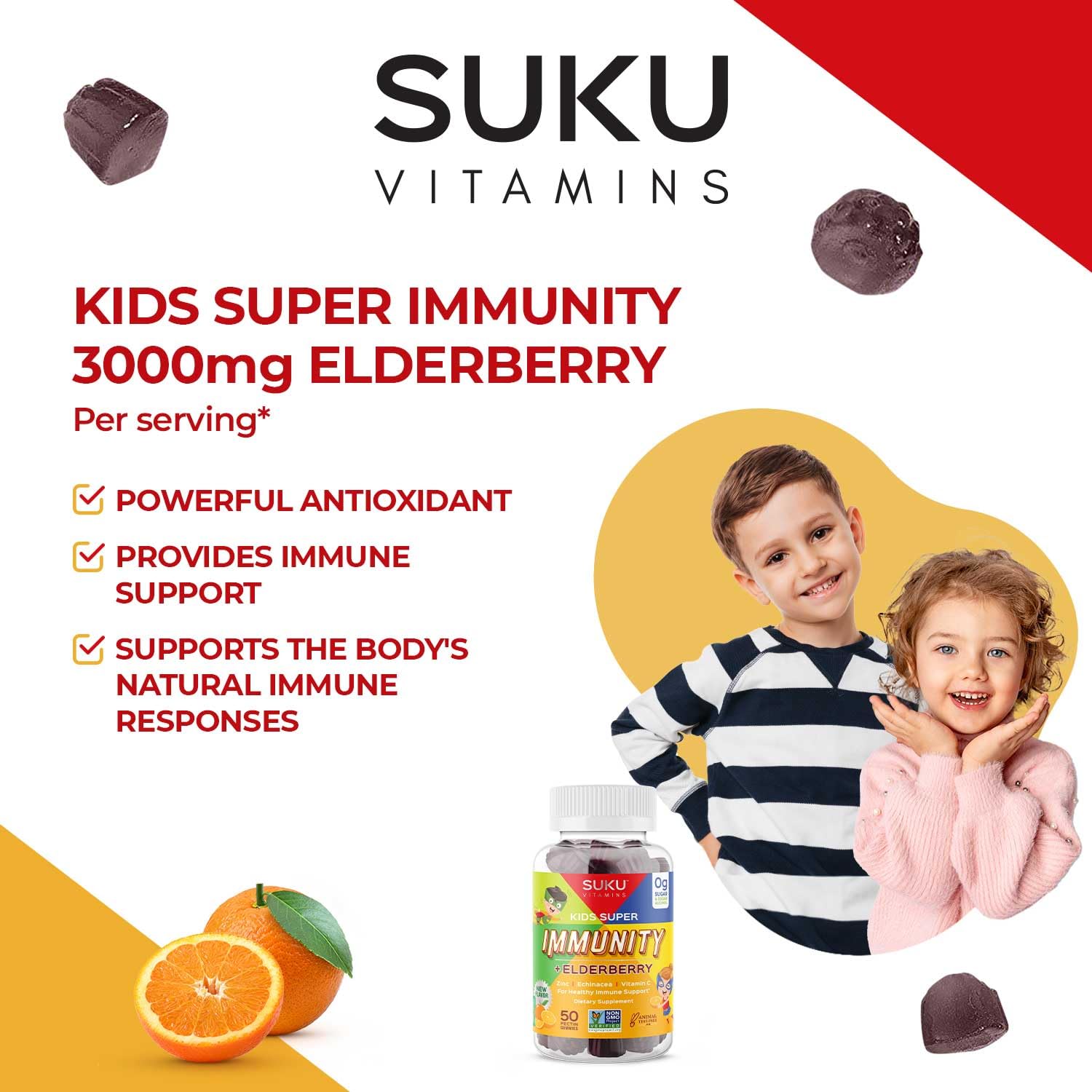 healthy elderberry gummy snack option